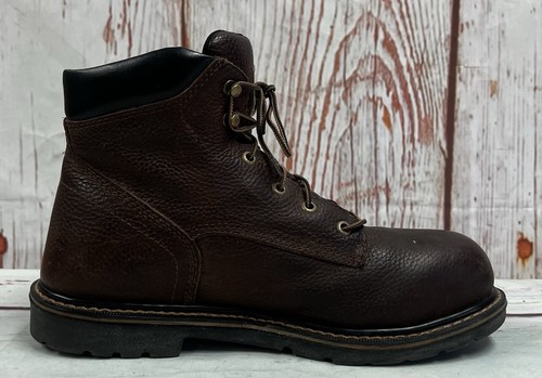 IRISH SETTER 83604 Size 9.5 D Safety Toe 6" Mens Work Boots RETAIL $204 ...