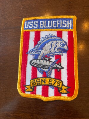 Cold War USN US Navy USS Bluefish Submarine SSN-675 Patch | eBay