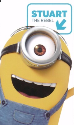 MINIONS THE MOVIE DOG TAG SINGLE STICKER CARD #16 FROM 2015 | eBay