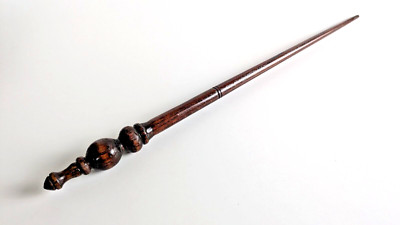 GORGEOUS Hand Turned Wand 15" OOAK REAL WOOD for Ceremonial Magic ...