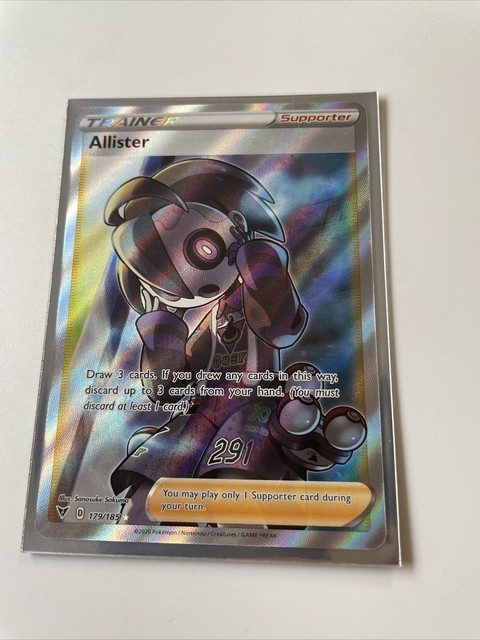 Pokémon TCG Allister Vivid Voltage 179/185 Holo Full Art for sale ...