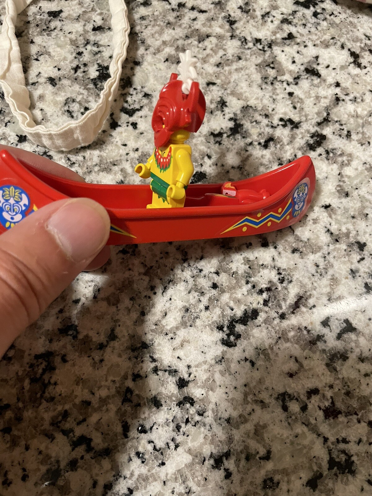 Lego 6021 Red Boat Canoe With Sticker 1788, 6256, 6264, 6278, and 6292 ...
