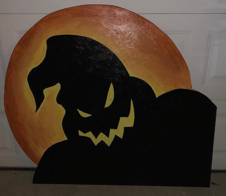 Boogie Man Pumpkin Stencils SpookMaster Boogeyman Skull Pumpkin
