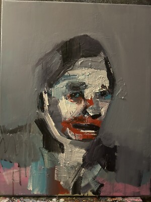 Parsons People. Original Abstract Portrait 16x20. Canvas. Signed. | eBay