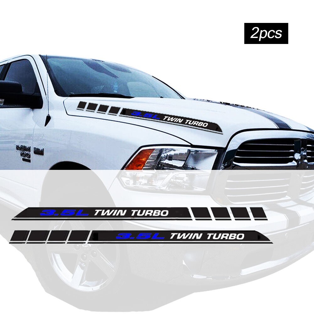 3.5L Twin Turbo Hood Decals emblem for Ford F150 Ecoboost V6 Pickup ...