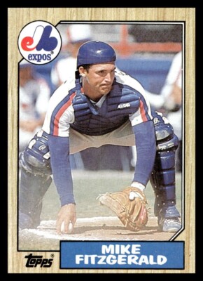 1987 Topps #212 Mike Fitzgerald Montreal Expos | eBay