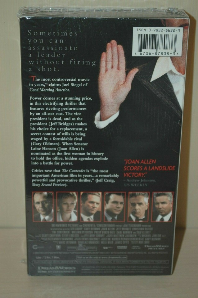 The Contender (VHS, 2001) - Jeff Bridges, Gary Oldman, Joan Allen ...