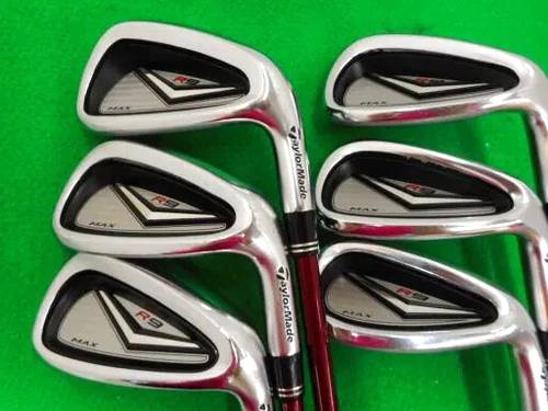 TaylorMade R9 MAX Iron set 6 pcs 7-pw-sw Flex Regular Shafts MOTORE 55 ...