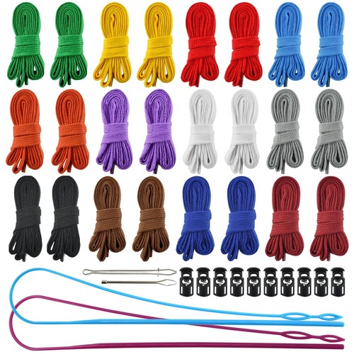 24pcs 12colors Flat Drawstring Cord Replacement, Clothing Hoodie ...