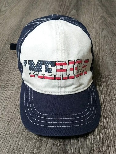 'Merica USA Strap Back Baseball Hat Cap America Patriotic MAGA | eBay