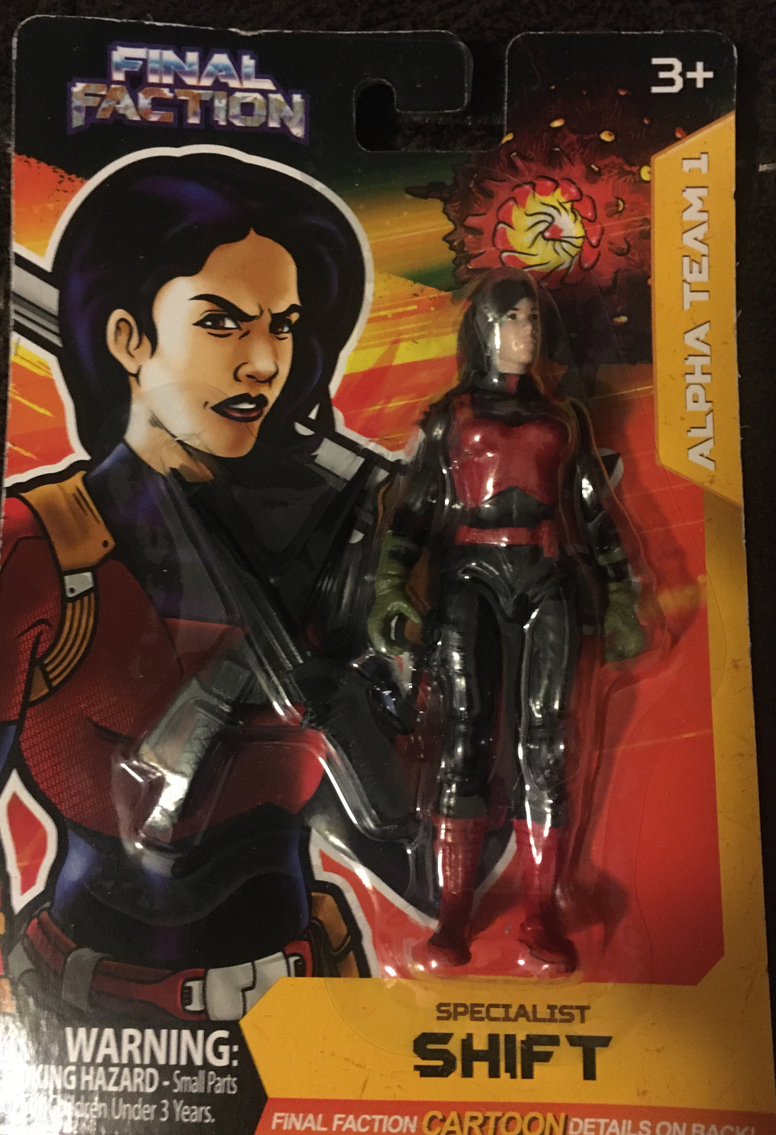 NEW! Final Faction Alpha Team 1 Specialist Shift 3-3/4" Action Figure ...