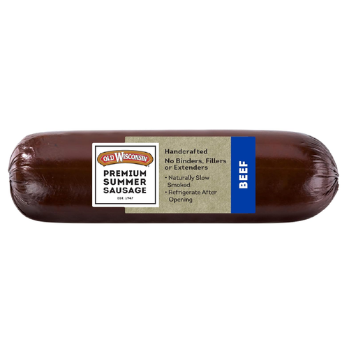 Old Wisconsin Premium Summer Sausage 100% Natural Meat Charcuterie | eBay