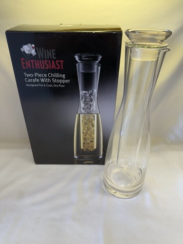 Wine Enthusiasts 3 Piece Chilling Carafe With Stopper *Open Box* | eBay