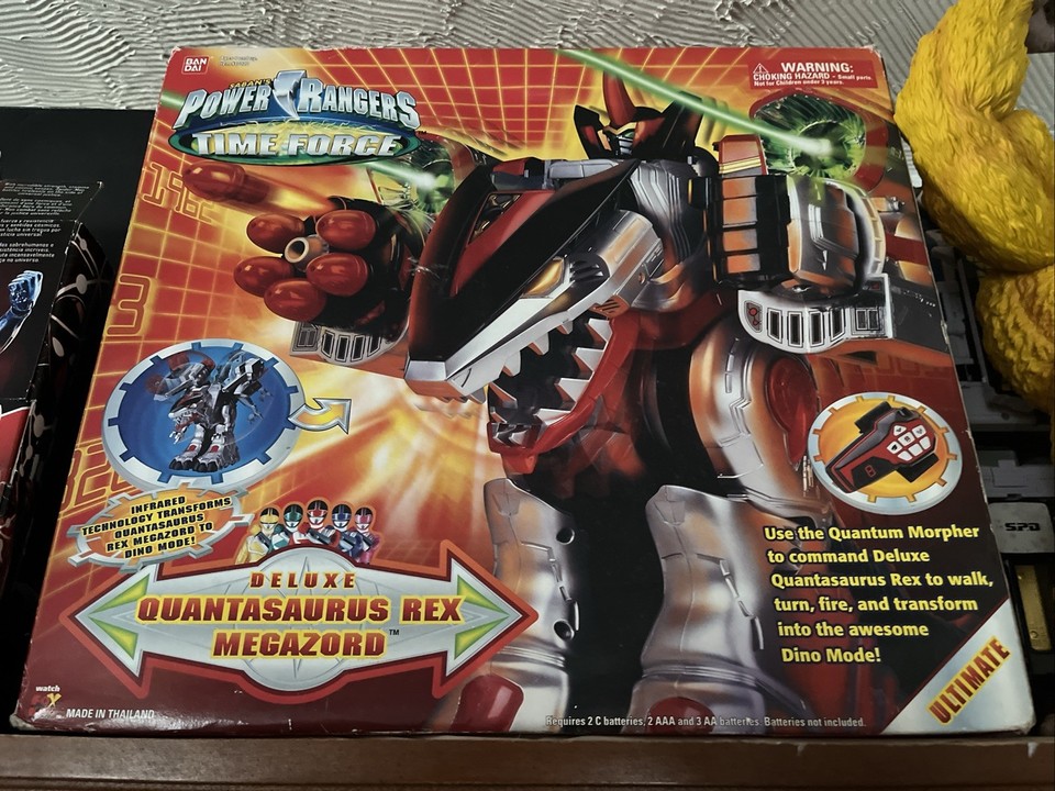 Power Rangers Time Force Quantasaurus Rex Megazord Q-Rex New In Box | eBay