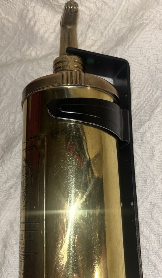 General Quick Aid Fire Guard Model 85 HD Brass Fire Extinguisher w ...