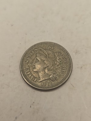 1865 Three-Cent Nickel PIECE III USA COIN 3¢ | eBay