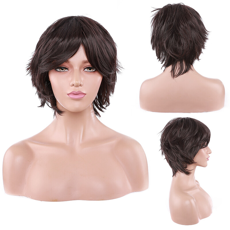 Long Blonde Hair Wigs with Bangs for Women Synthetic Natural Straight ...