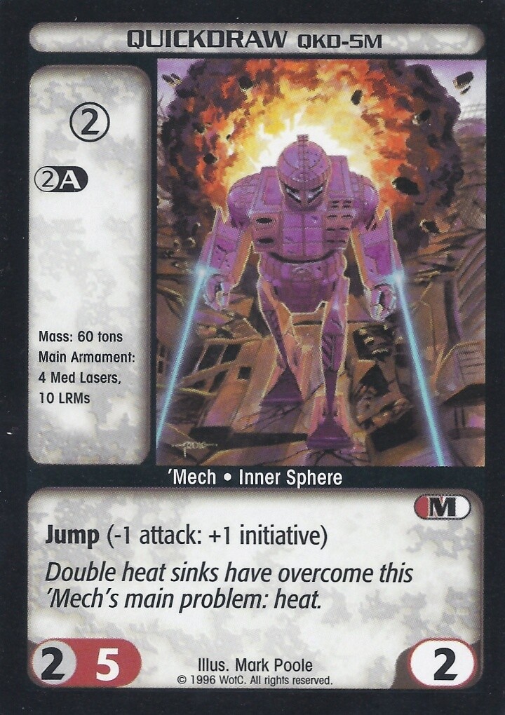 Battletech CCG: Quickdraw (QKD-5M) [Ungraded] from set Premiere Limited BT WOTC | eBay