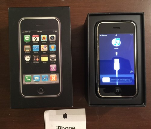 Original Apple iPhone 1st Generation 8GB Black AT&T Original Box ...
