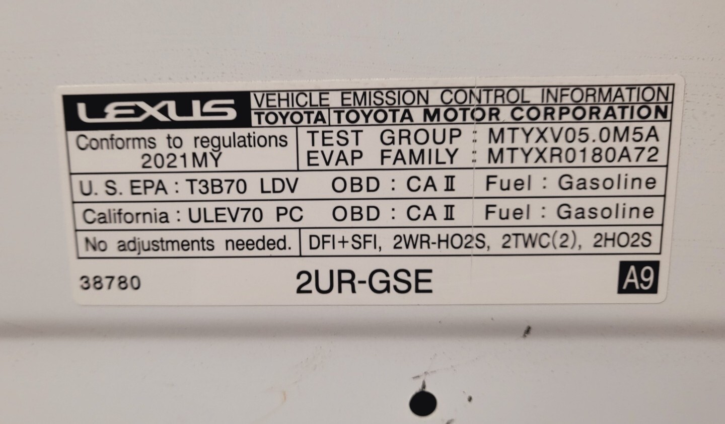 2018 2019 2020 2021 LEXUS LC LC500 FRONT HOOD BONNET PANEL OEM USED | eBay