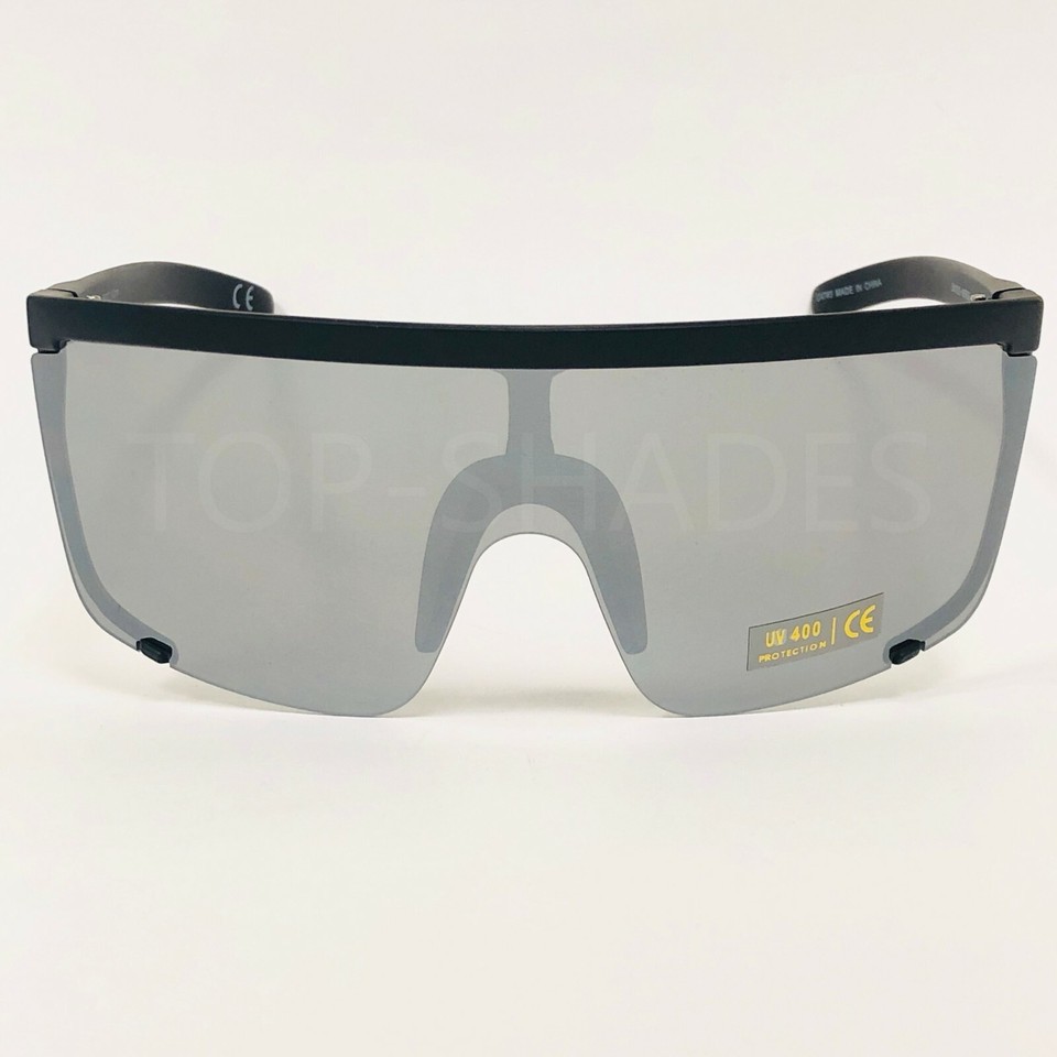 Sunglasses Women Mens Oversize Huge Visor Big Shield Mask Half Face ...