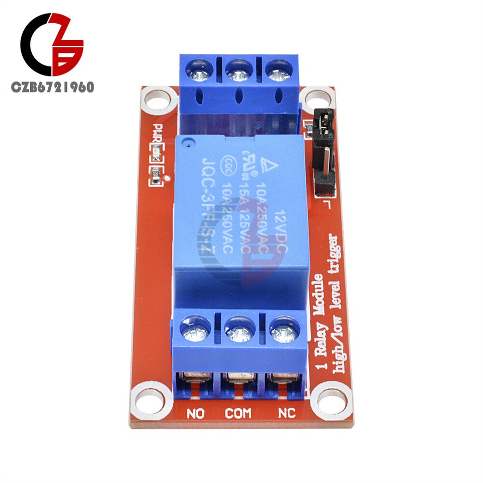 1-10pcs 12V 1Channel Module High/low level trigger Relay Module with ...