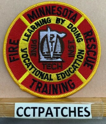 PINE TECHNICAL INSTITUTE, MINNESOTA FIRE, TRAINING & RESCUE PATCH MN | eBay