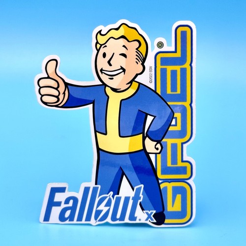 G Fuel Fallout Vault Boy Thumbs Up Collector's Sticker Decal (4.1" Tall ...
