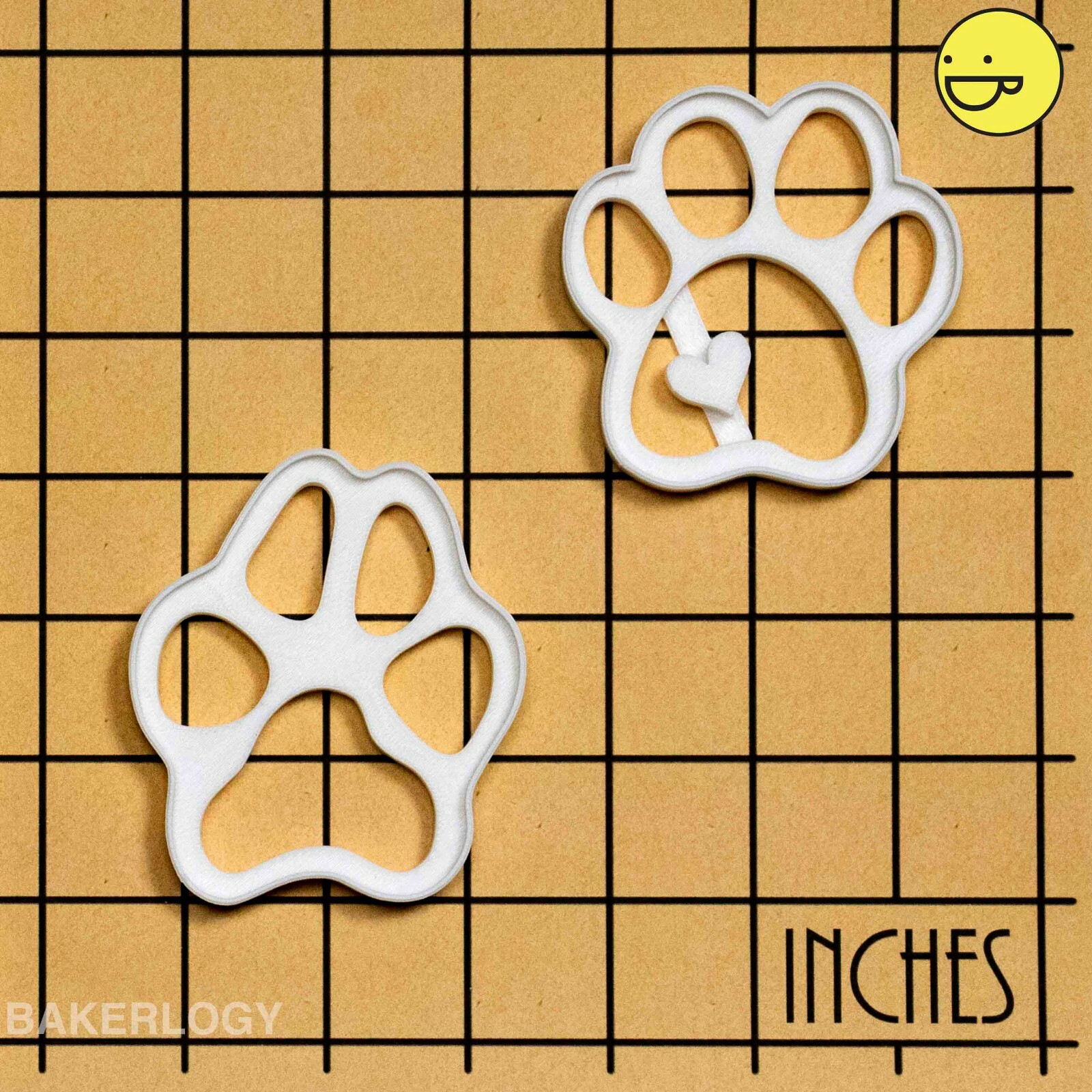 Cute and Realistic Dog Paw Prints cookie cutters paws footprints ...