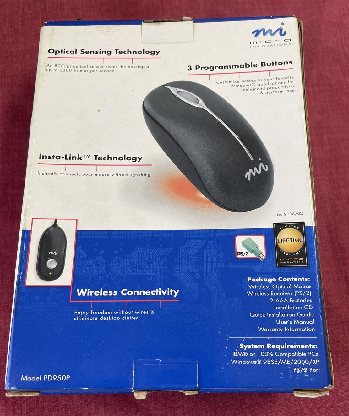 Micro Innovations PD950P Wireless Optical Mouse for sale online | eBay