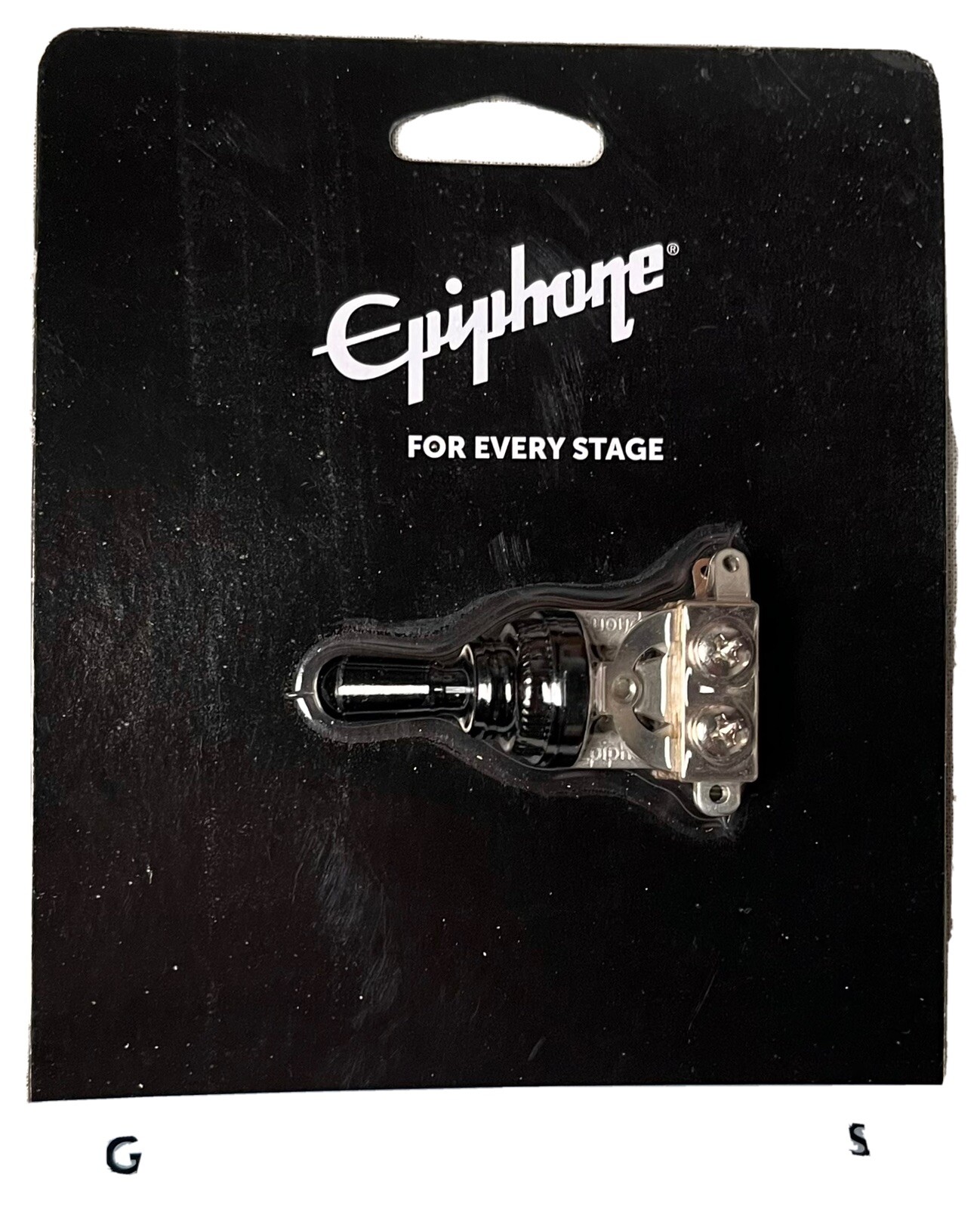 Epiphone Les Paul Switch Black Straight Toggle 3 Way Black Tip Guitar ...