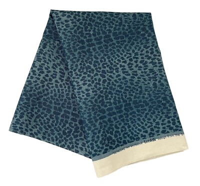 G.P. & Baker Blue Cheetah “Senegal” Linen. 28x36”. | eBay