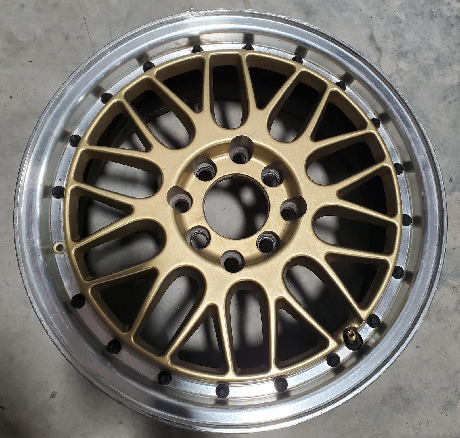 Drag Wheel Set (4) DR-44 Gold Machined Lip 15x7 ET 40 PCD1 4x100 PCD2 ...