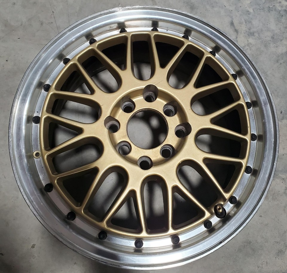 Drag Wheel Set (4) DR-44 Gold Machined Lip 15x7 ET 40 PCD1 4x100 PCD2 ...
