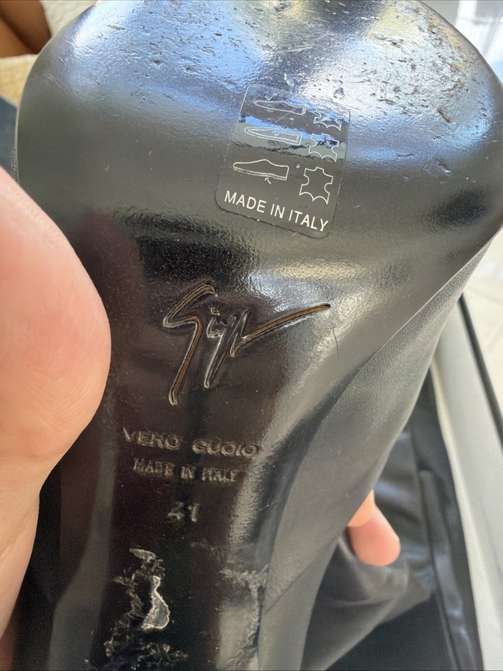 Black Giuseppe Zanotti Boots Size 41 Brand New with Box Authentic SIZE ...