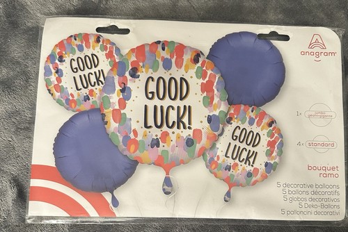 Good Luck Decorations Party Balloons Foil Jumbo Man Woman Office Job ...
