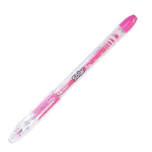 Pentel Solar Pop Neon Gel Pen 0.6mm Med Line Pink Ink School Office Art ...