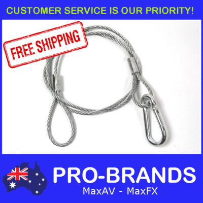 800mm Steel Wire Safety Security Snap Cable Stage Lighting Bar Light ...