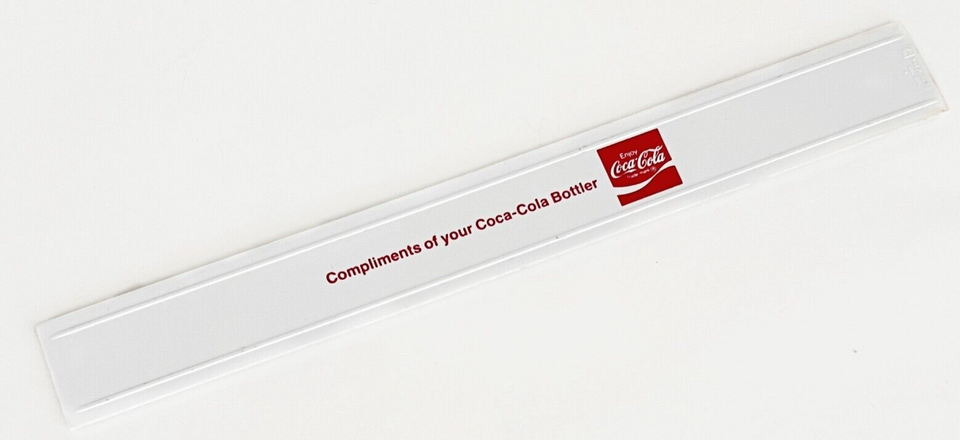 Vintage Coca-Cola 12" Plastic Ruler It's the real thing Coke | eBay