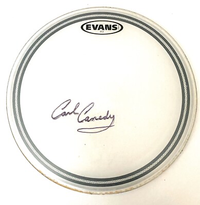 The Rods / Carl Canedy USED Autographed Drum Head | eBay