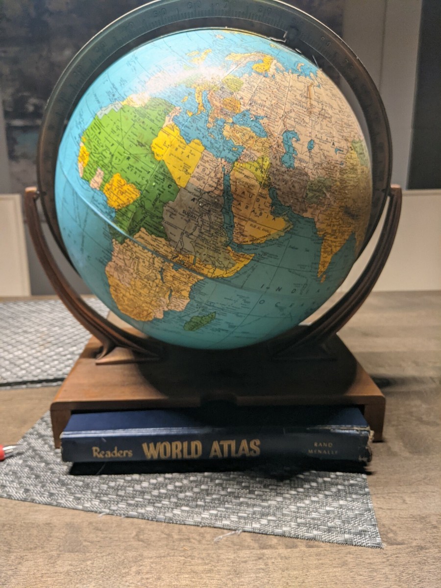 Globe Atlasantique Wallpaper 🔶VINTAGE NATIONAL GEOGRAPHIC WORLD