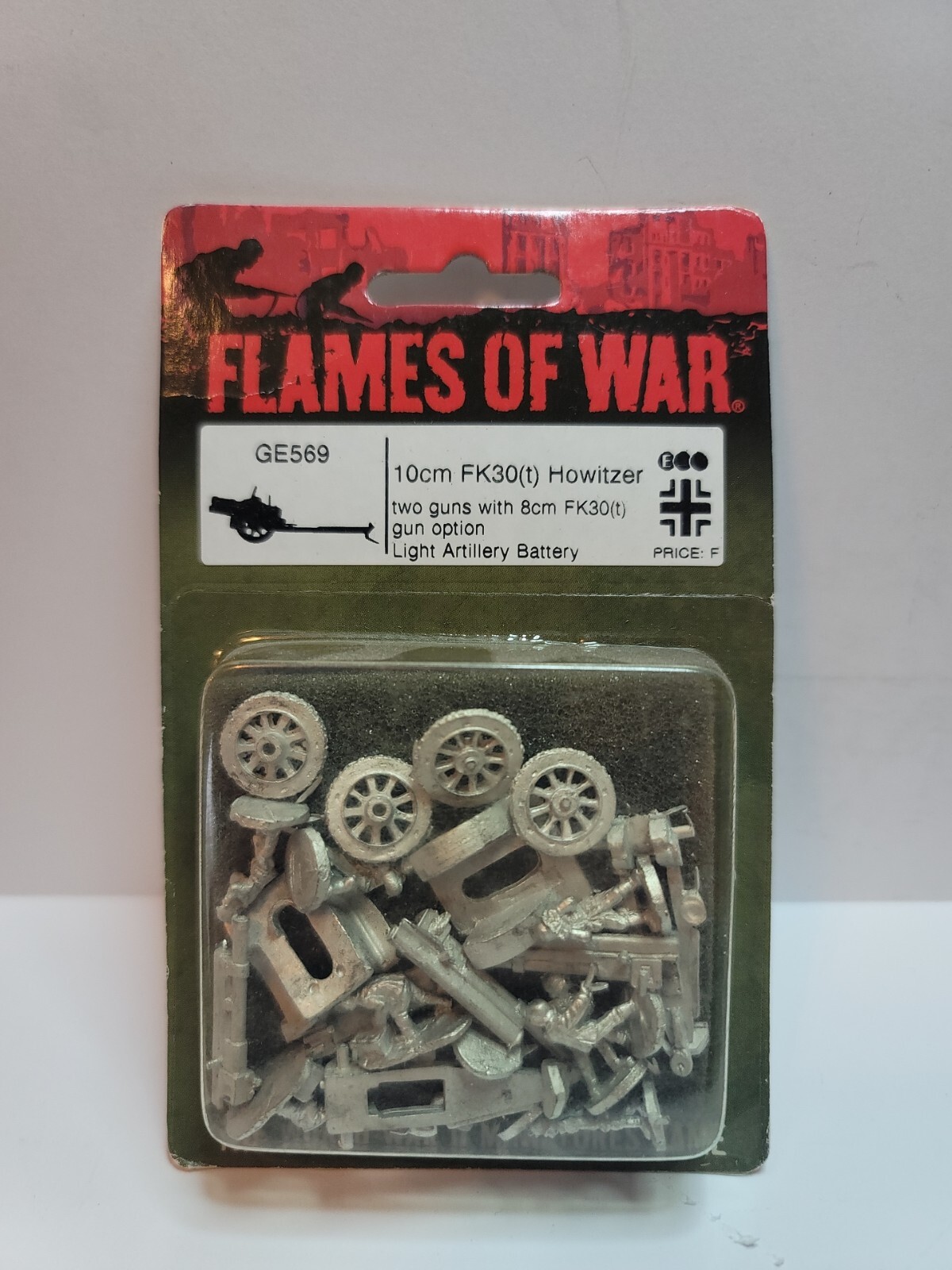 Battlefront Miniatures Flames Of War GE569 10cm FK30(t) Howitzer ...