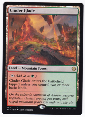 MTG Commander Starter 2022 R Cinder Glade #295 | eBay