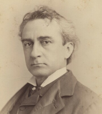 PORTRAIT OF SHAKESPEARE ACTOR, EDWIN BOOTH, JOHN BOOTH BROTHER, BY ...