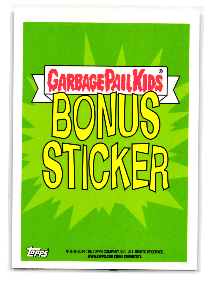 Edward Scissorhands Parody Bonus Sticker 2014 Garbage Pail Kids - Hans ...