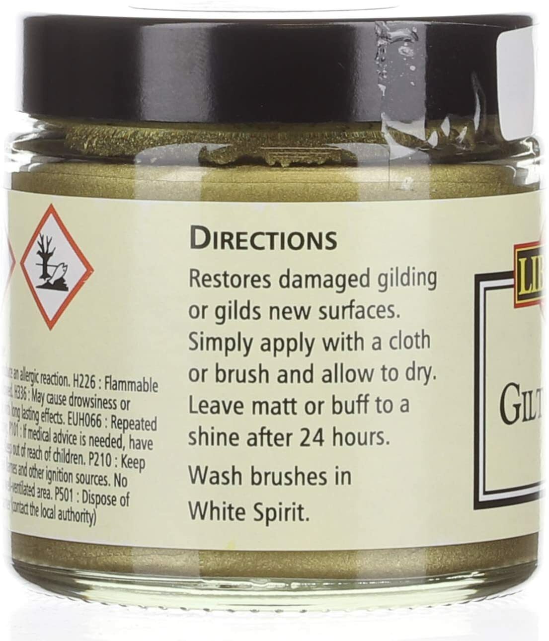 Liberon Gilt Cream Compeigne 30ml Retouch Damaged Gilding or Gild New ...