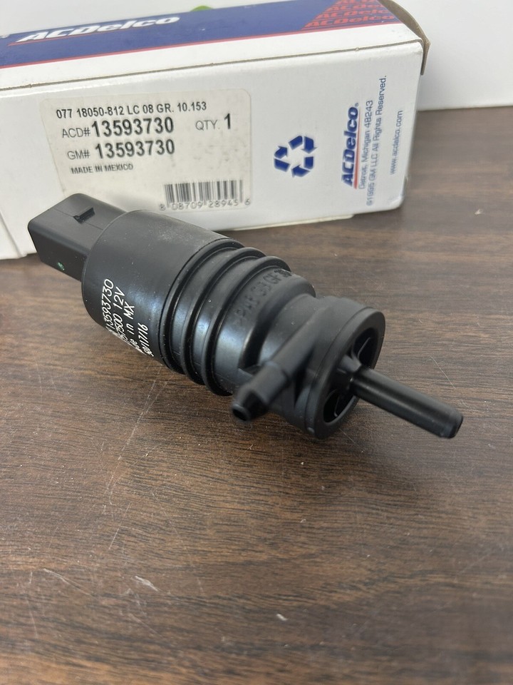 Windshield Washer Pump FIts: ACDELCO 13593730 Buick Cadillac Chevrolet ...