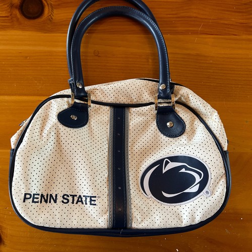 Penn State Faux Leather Purse with Nittany Lion Patch. NEEDS WORK. | eBay