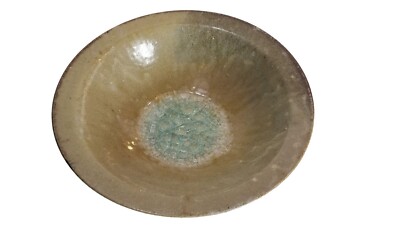 Kerry Brooks Studio Pottery Dock 6 Pottery Bowl with Fused Glass ...
