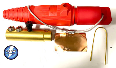 Hubbell HBL400FR FEMALE CAM LOCK W/ Protective Cap for 400A Single Pole ...